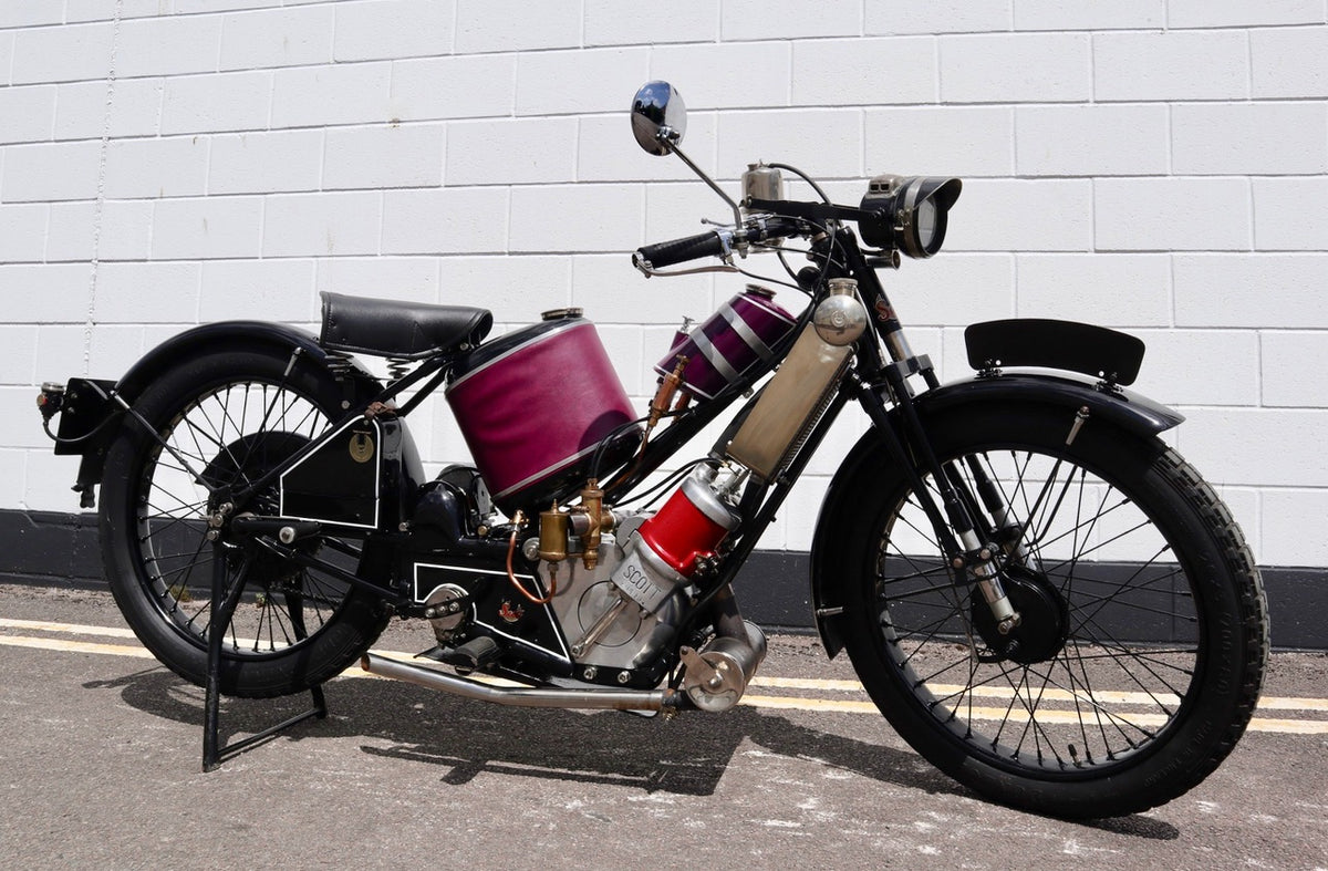 1927 Vintage Scott Super Squirrel 600cc – We Sell Classic Bikes
