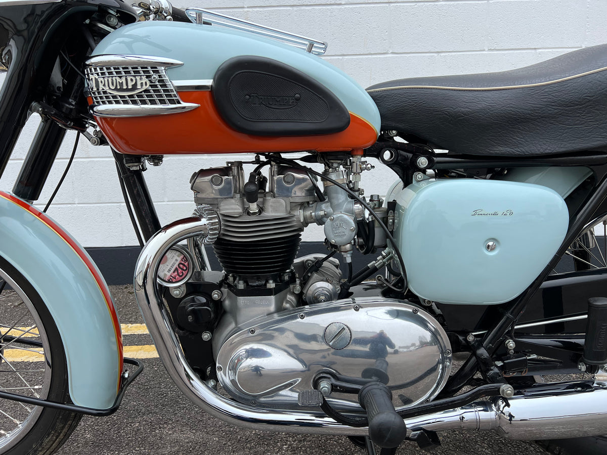 Triumph Pre-Unit T120 Bonneville Tangerine Dream 650cc 1958 – We Sell ...