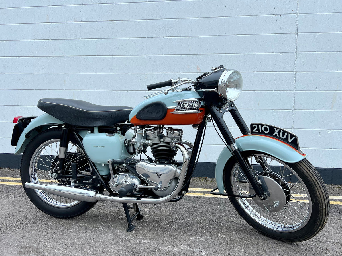 Triumph Pre-Unit T120 Bonneville Tangerine Dream 650cc 1958 – We Sell ...