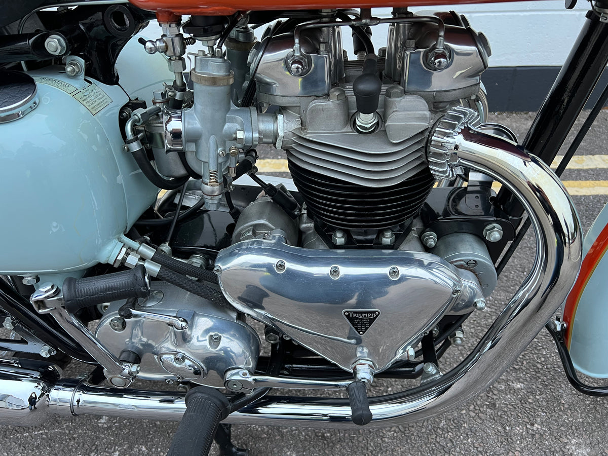 Triumph Pre-Unit T120 Bonneville Tangerine Dream 650cc 1958 – We Sell ...