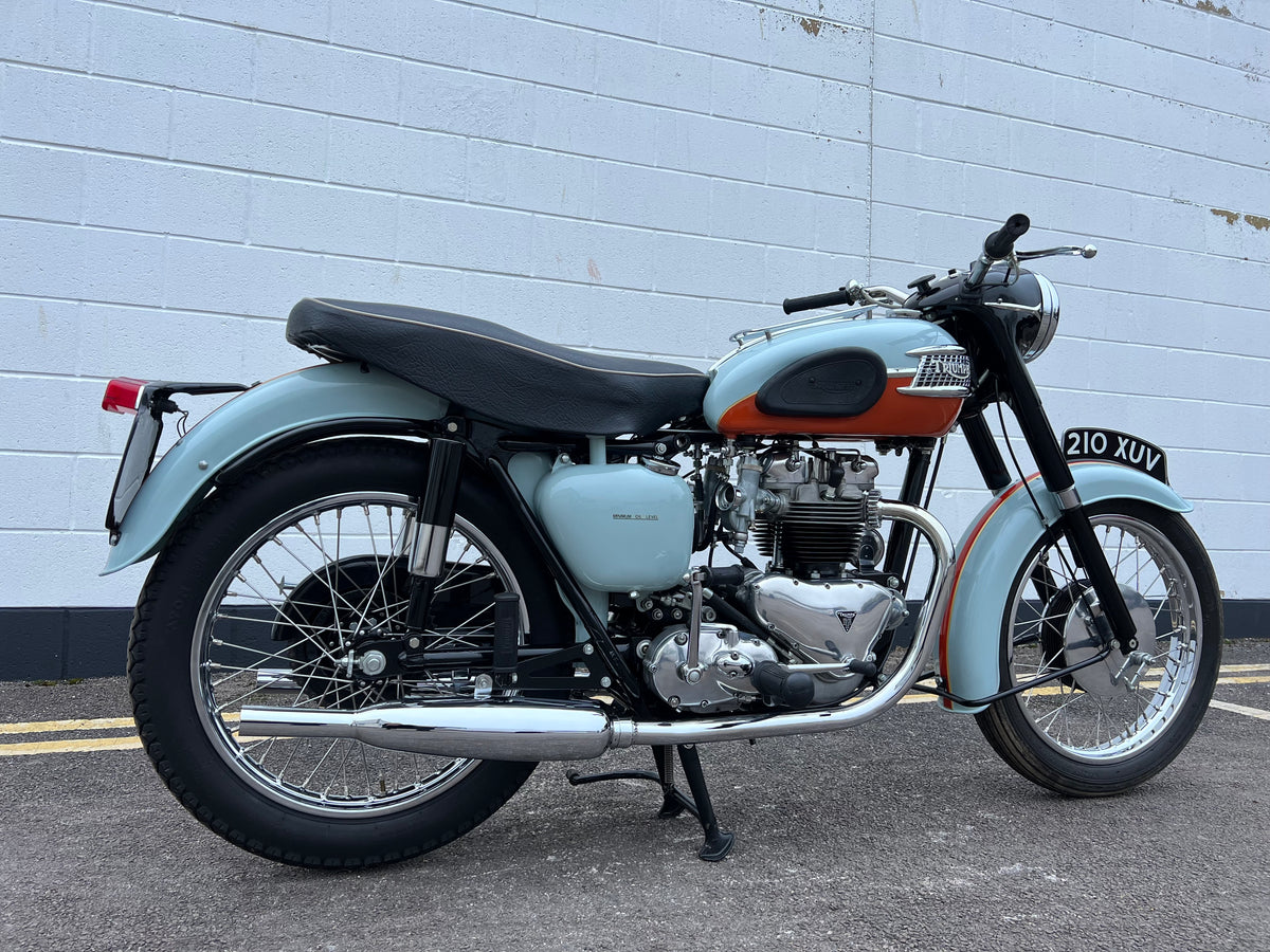 Triumph Pre-Unit T120 Bonneville Tangerine Dream 650cc 1958 – We Sell ...