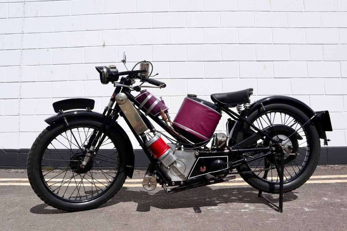 1927 Vintage Scott Super Squirrel 600cc – We Sell Classic Bikes