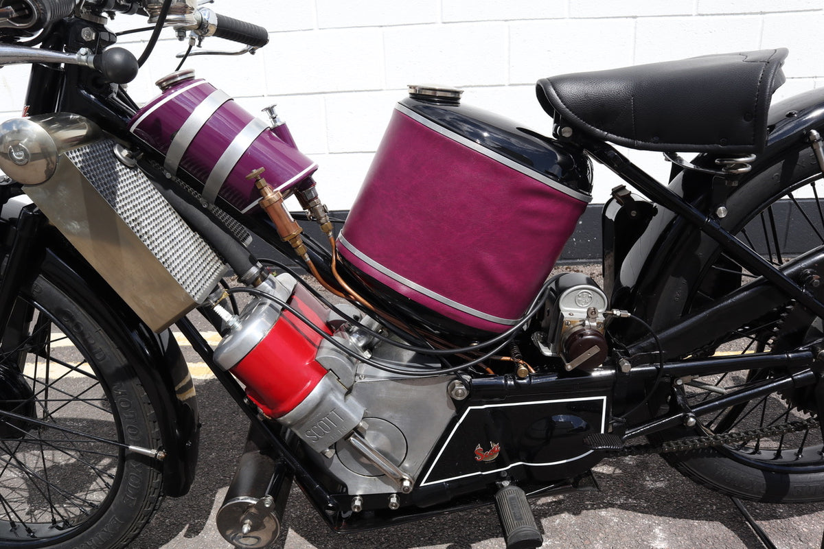 1927 Vintage Scott Super Squirrel 600cc – We Sell Classic Bikes