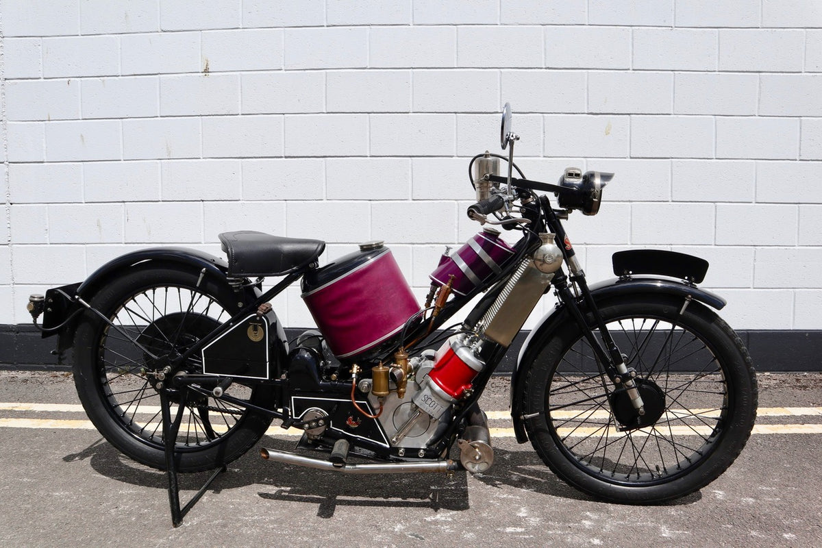 1927 Vintage Scott Super Squirrel 600cc – We Sell Classic Bikes