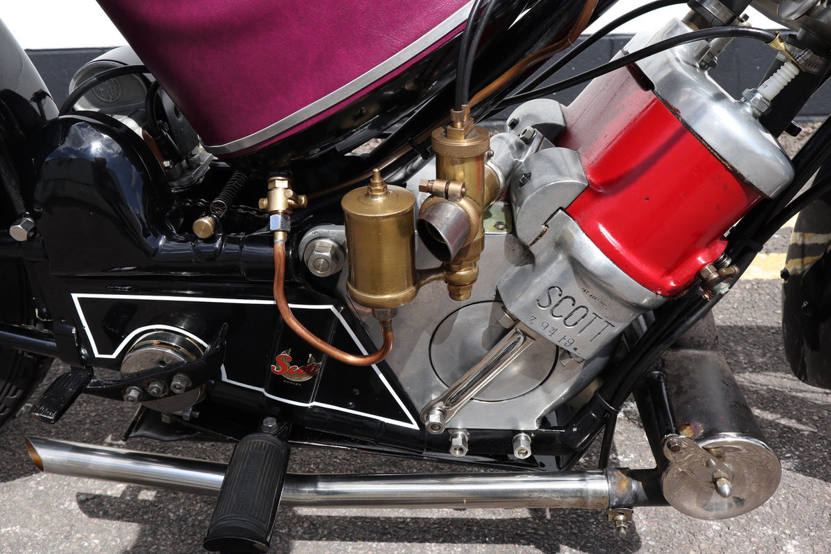 1927 Vintage Scott Super Squirrel 600cc – We Sell Classic Bikes